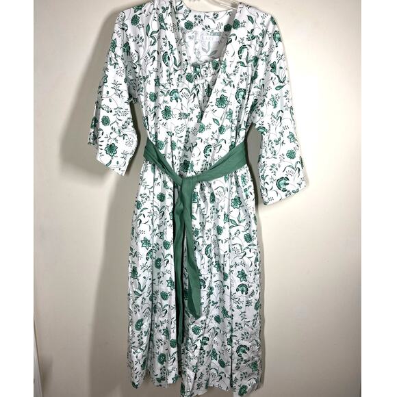 LAKE | Dresses | Lake Nightgown And Kimono Robe Set Womens Medium Green ...